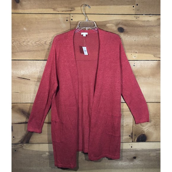 J. Jill | Sweaters | Nwt J Jill Open Front Cardigan Womens Size Large ...